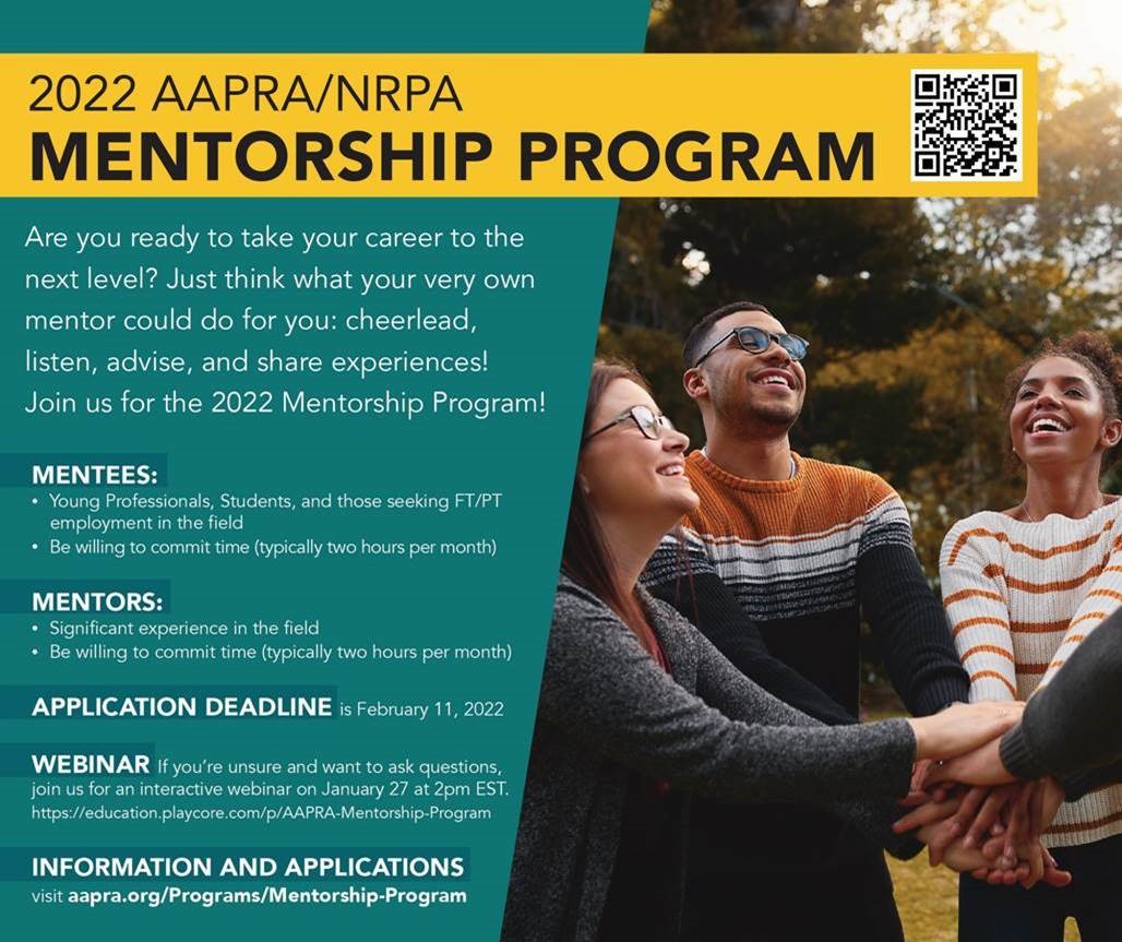 2022 AAPRA NRPA Mentorship Program